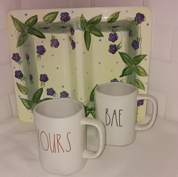 Rae Dunn | Kitchen | Rae Dunn Mugs Bae And Yours | Poshmark